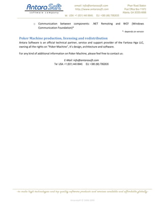 Poker machinebrief v2.4 | PDF