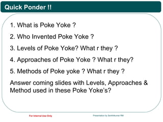 Poke Yoke | PPT