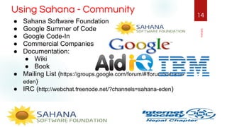 Sahana Workshop Pokhara Nepal | PPT