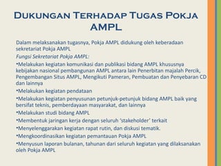 Pokja Air Minum dan Penyehatan Lingkungan (Pokja AMPL) Nasional | PPT