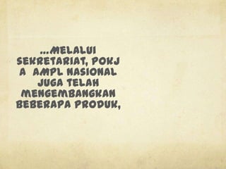 Kelompok Kerja Air Minum dan Penyehatan Lingkungan (Pokja AMPL). Konsep ...