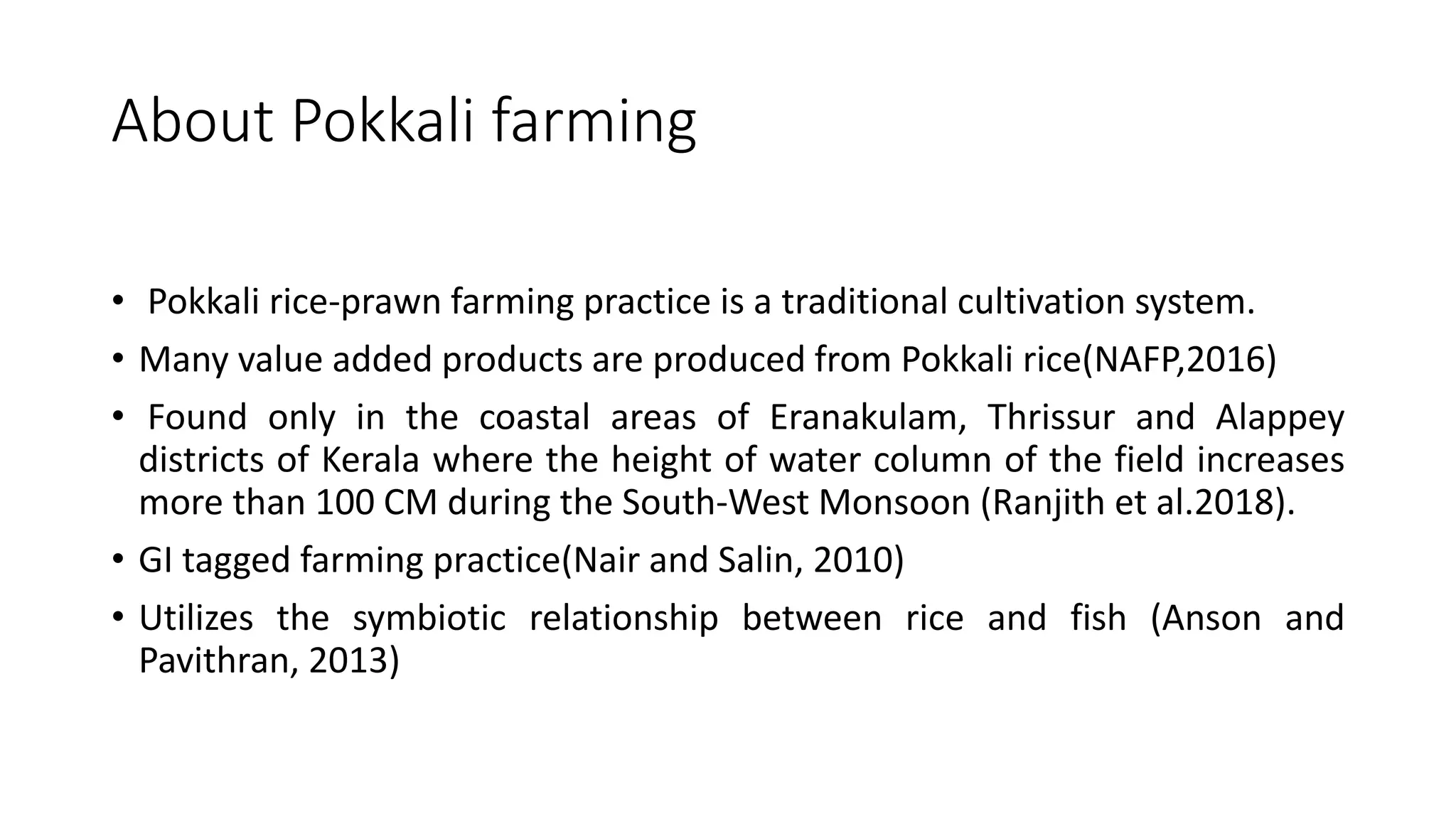 Pokkali ppt | PPTX