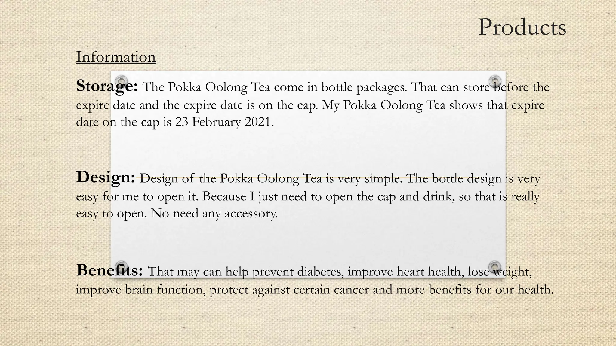 POKKA OOLONG TEA.pptx