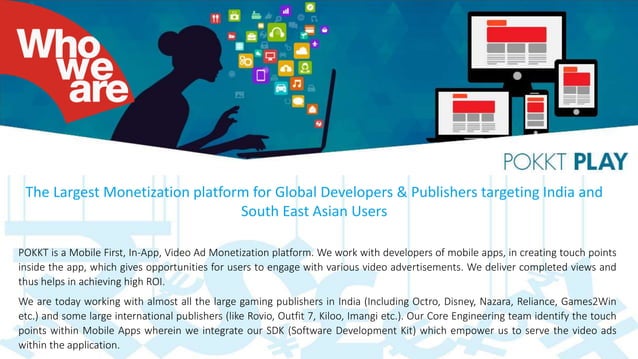 POKKT Video - In App Video Monetization | PPT