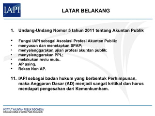 Pokok pokok perubahan ad (2012) materi sosialisasi (semarang) | PPT