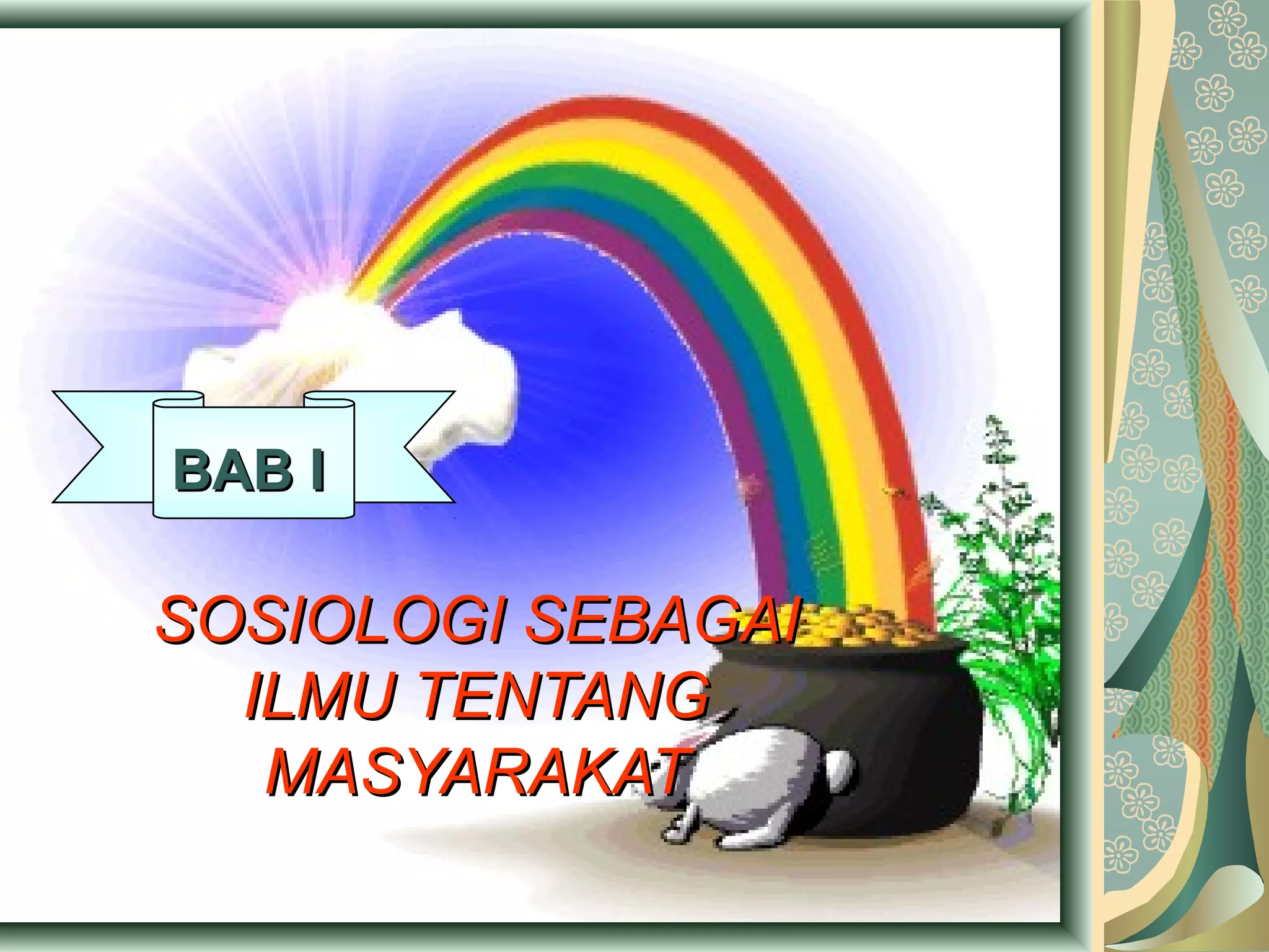 Pokok pokok pikiran sosiologi | PPT