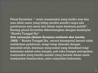 Pokok pokok sistem sosial budaya indonesia | PPT