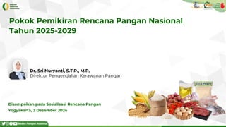 POKOK PEMIKIRAN RENCANA PANGAN NASIONAL TAHUN 2025-2029.pdf