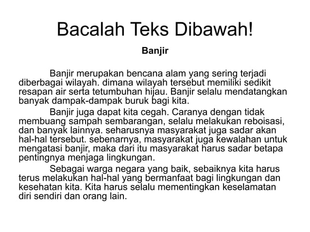 Pokok Pikiran dan Tabel Pikiran Kelas 5 | PPT