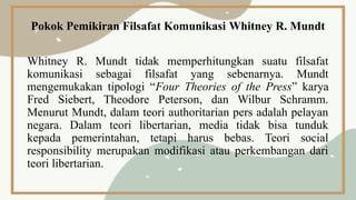 Pokok Pikiran Filsafat Komunikasi Dan Pikiran Sebagai Pesan Komunikasi.pptx