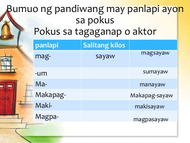 Pokus Ng Pandiwa Vi