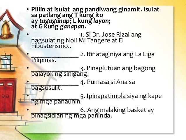 Pokus Ng Pandiwa Grade 6