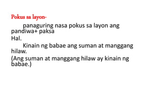 Pokus ng pandiwa | PPTX