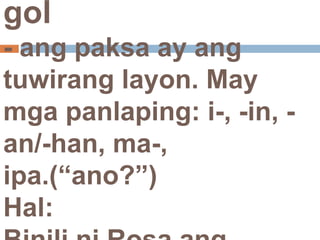 Pokus ng pandiwa | PPTX