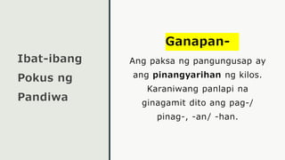 Pokus ng pandiwa | PPTX