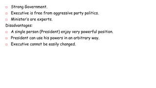Political Science - Types of Goverment | PPTX