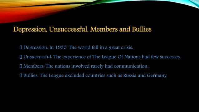 League of Nations (1919) | PPTX