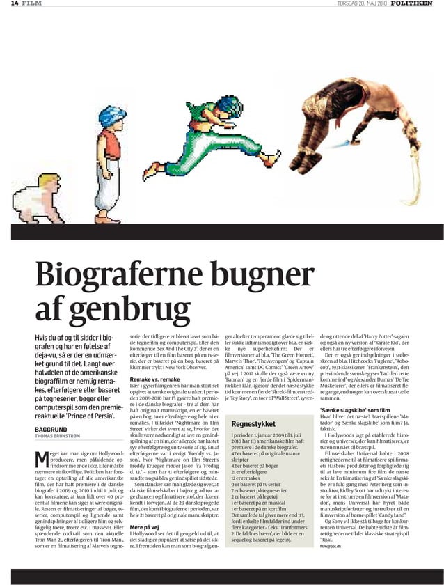 Genbrug i biograferne/Politiken | PDF