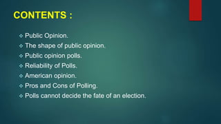 Pol101 public opinion | PPT