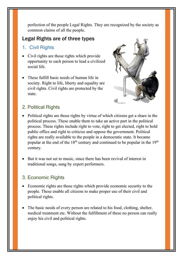 Meaning and Concept of Rights | PDF