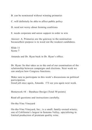POL110 Week 6 Scenario Script Political ParticipationSlide #S.docx