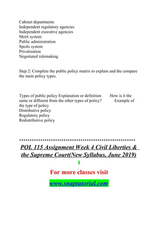 Pol 115 Exceptional Education-snaptutorial.com