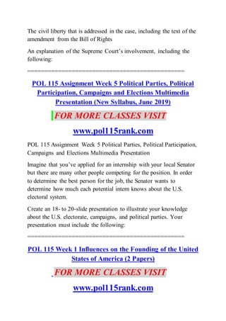 POL 115 RANK Remember Education--pol115rank.com