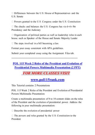 POL 115 RANK Remember Education--pol115rank.com