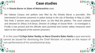 Writs of the Constitution | PDF