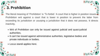 Writs of the Constitution | PDF