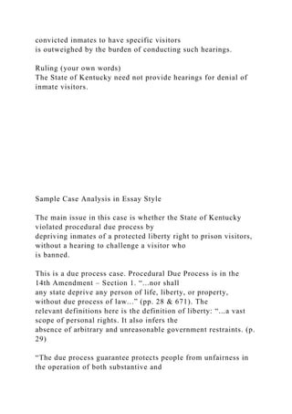 POL 123 – Case Analysis Instructions Purpose The goal.docx