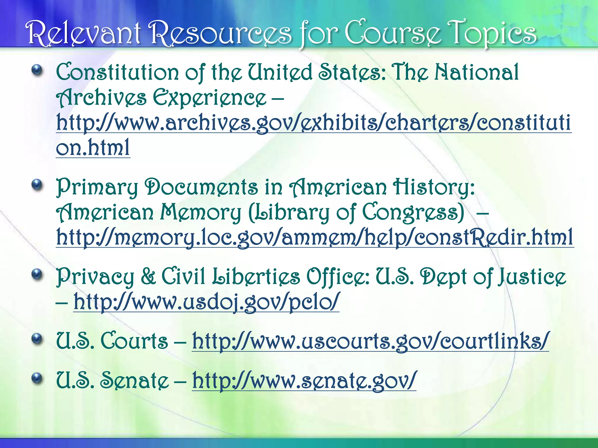 POL 211: Introduction to American National Government | PPTX