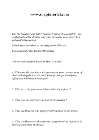 POL 215 Exceptional Education - snaptutorial.com