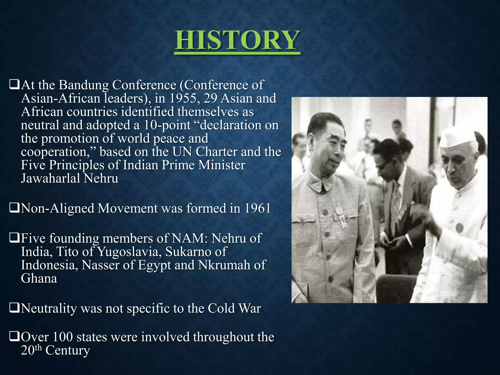 Non Aligned Movement | PPT