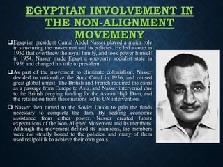 Non Aligned Movement | PPT