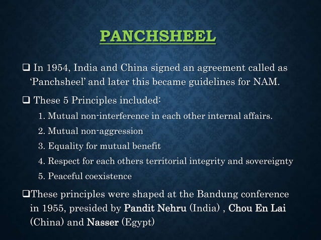 Non Aligned Movement | PPT | Political Issues & policy | Politics