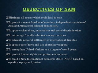 Non Aligned Movement | PPT