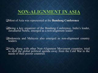 Non Aligned Movement | PPT | Political Issues & policy | Politics