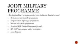 Aspects of India-Russia Bilateral Relations | PPTX