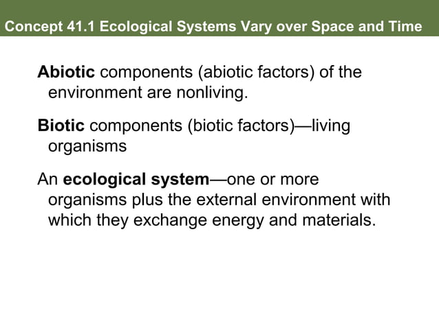 Po l2e ch41 lecture the distribution of earths ecological systems ...