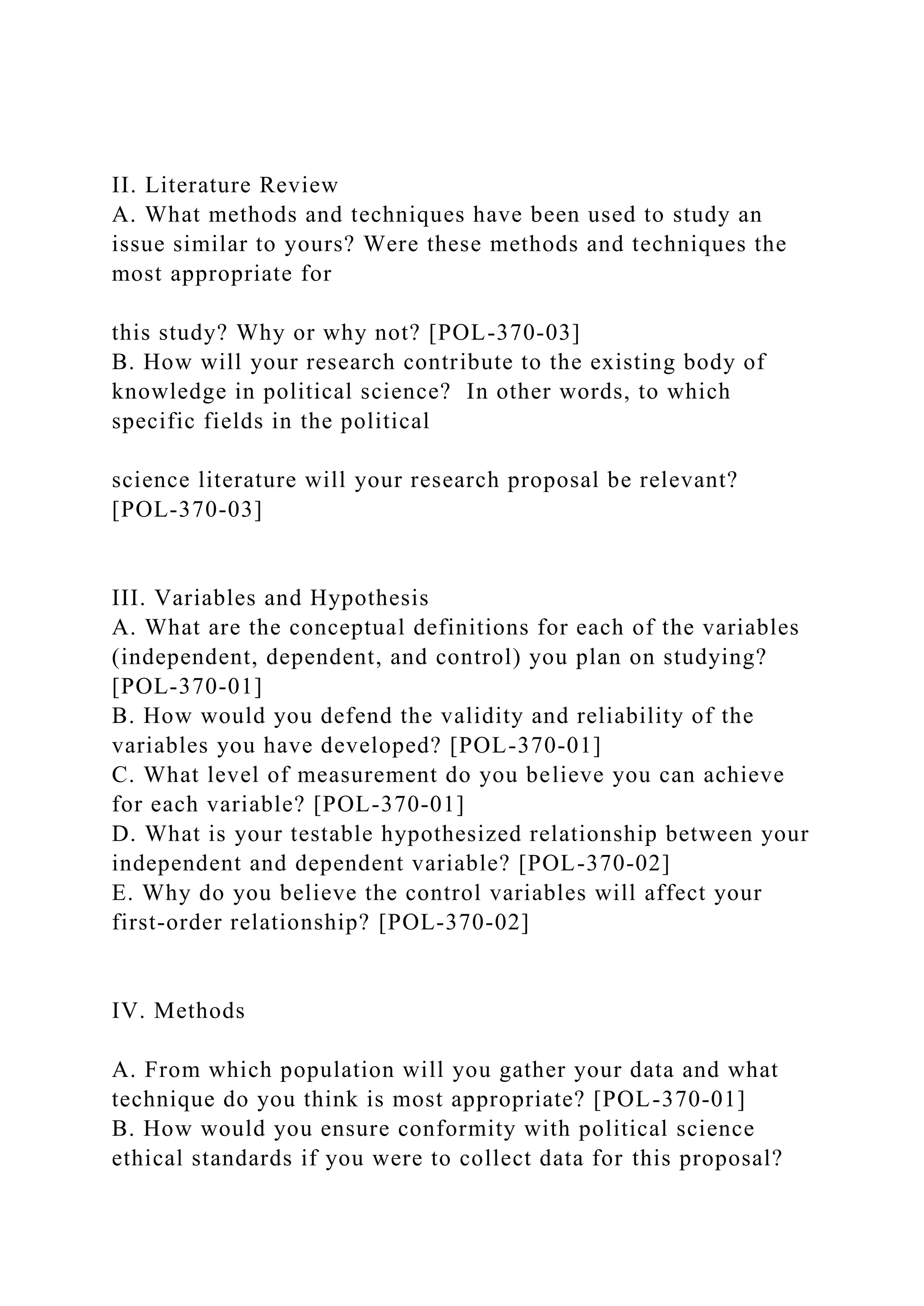 POL 370 Final Project Guidelines and Grading Guide O.docx