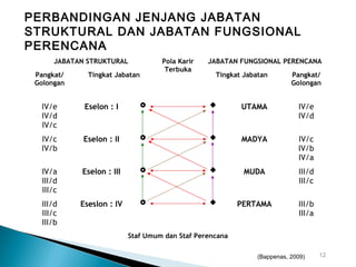 Pola Hubungan Jabatan Fungsional dan Struktural | PPT