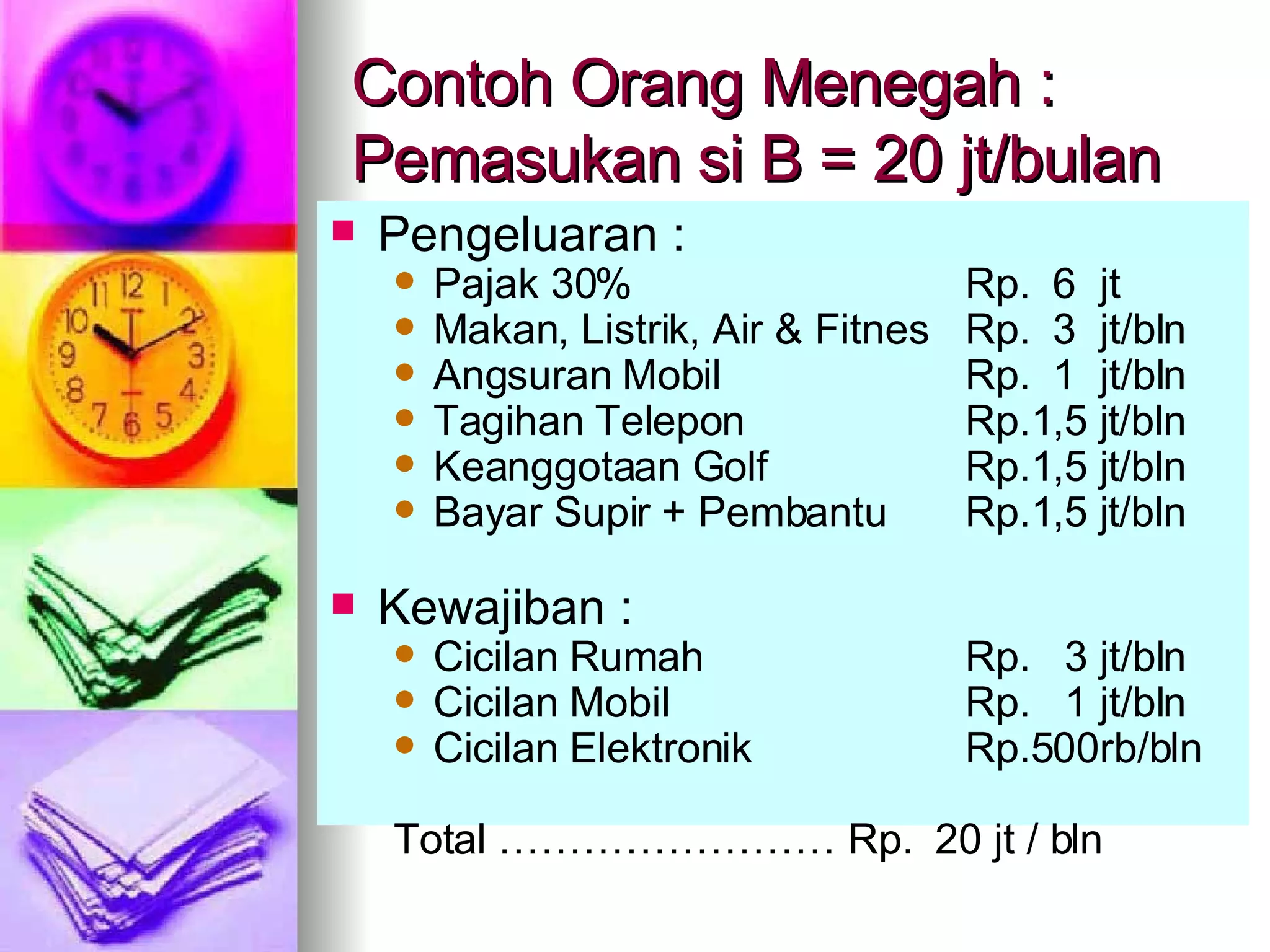 Pola Orang Miskin Vs.Orang Kaya | PPT