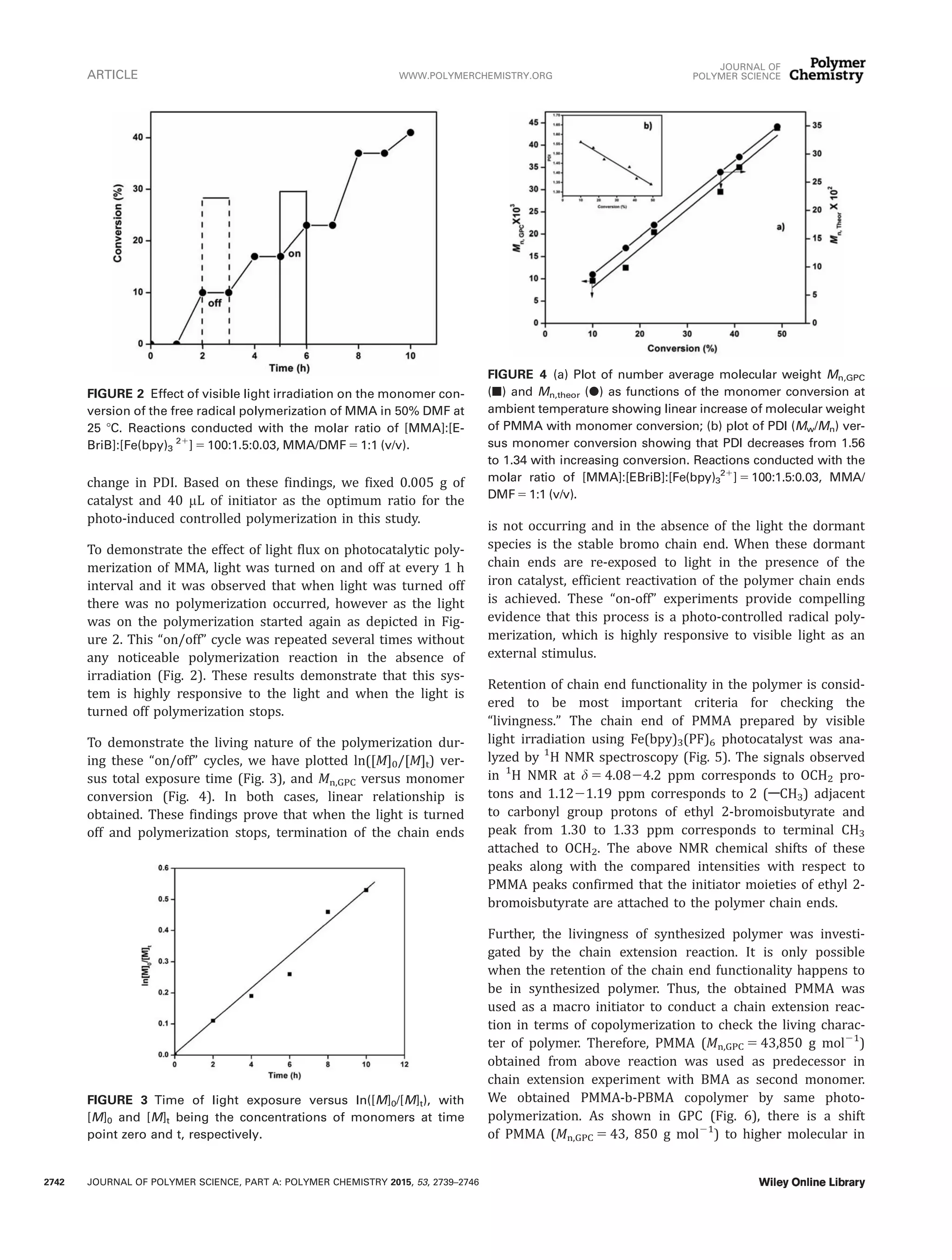 Light-Induced Controlled Free Radical Polymerization of Methacrylates ...