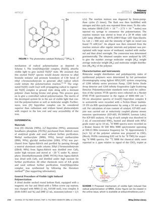 Light-Induced Controlled Free Radical Polymerization of Methacrylates ...