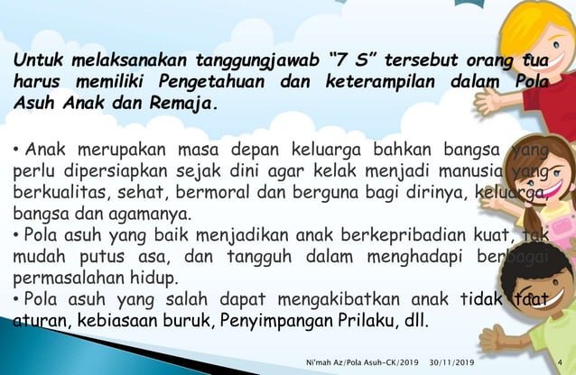 Pola Asuh Anak dan Remaja dengan Penuh Cinta dan Kasih Sayang dalam Keluarga | PPTX