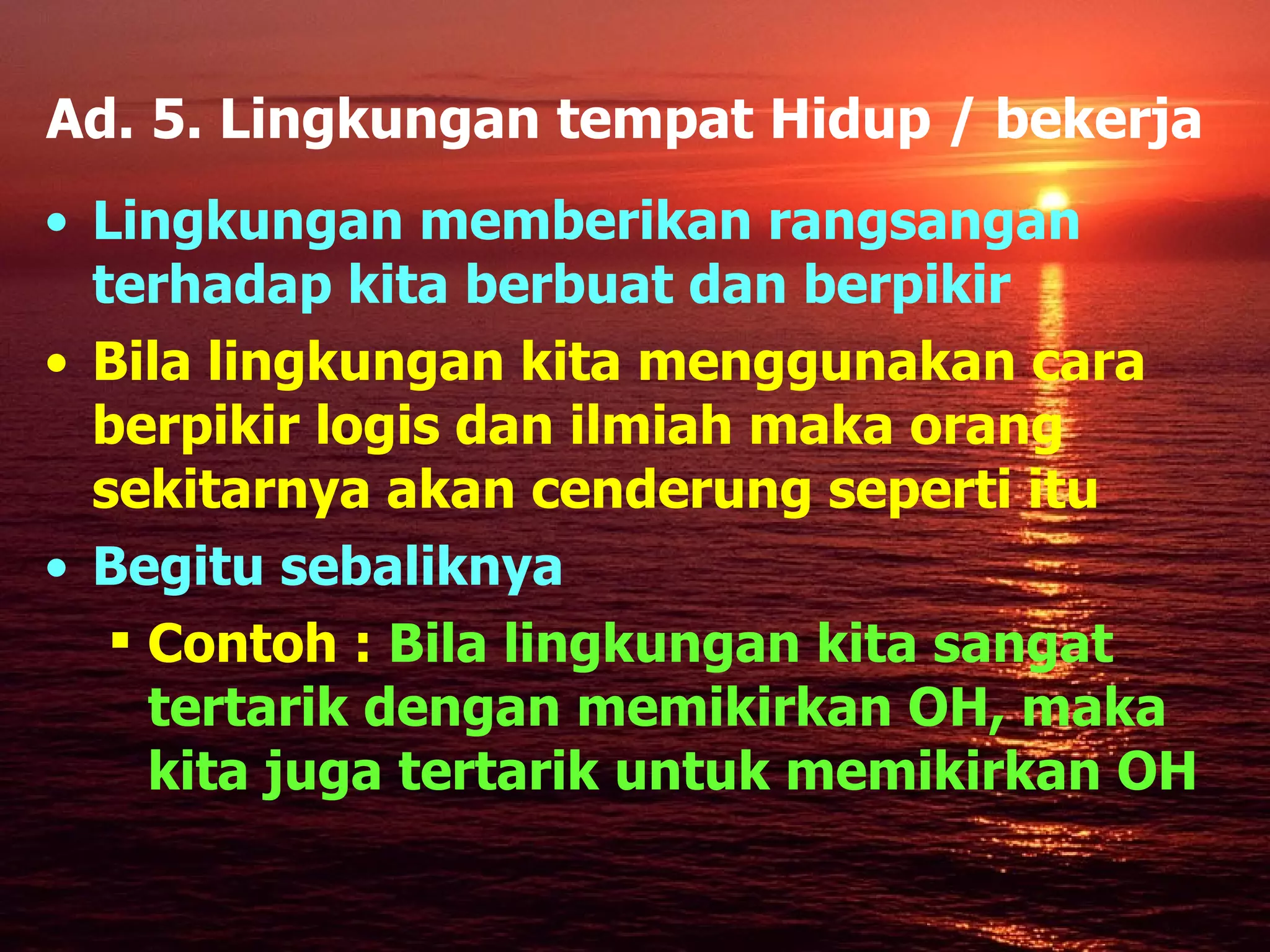 Pola berpikir ilmiah | PPT