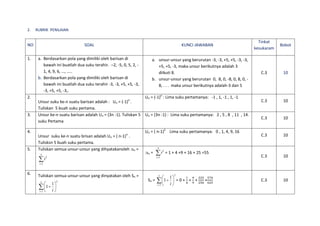 Pola bil.barisan dan notasi sigma | DOCX