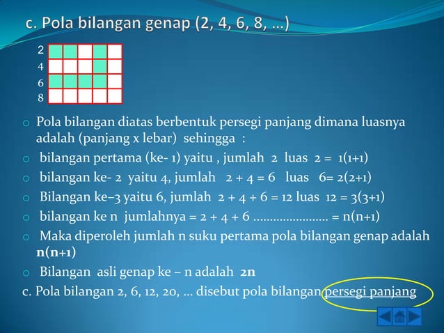 Pola bilangan | PPTX