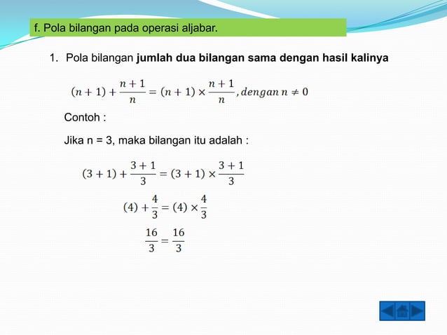 Pola bilangan | PPTX